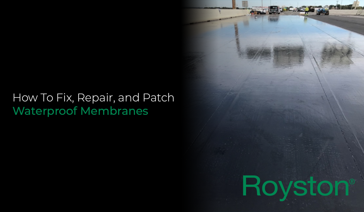 How To Fix, Repair, and Patch Waterproof Membranes