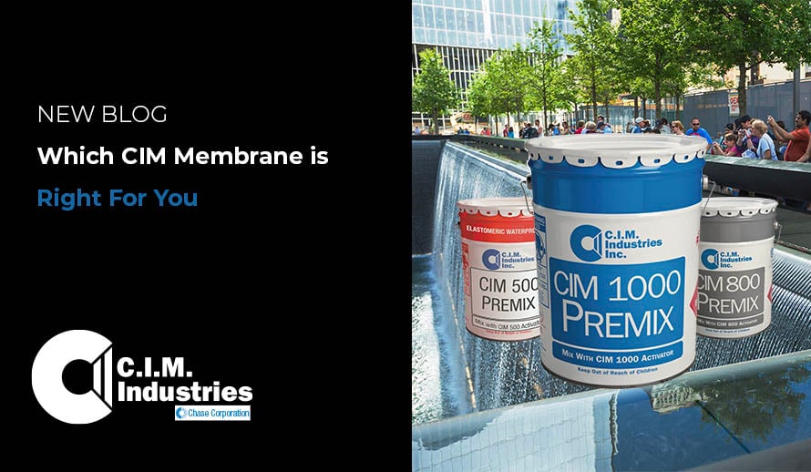 Which C.I.M. Waterproofing Membrane Is Right for Your Application?