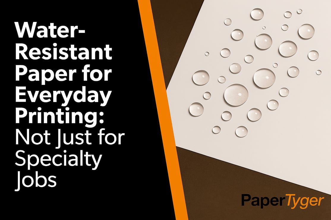 Water-Resistant Paper for Everyday Printing: Not Just for Specialty Jobs
