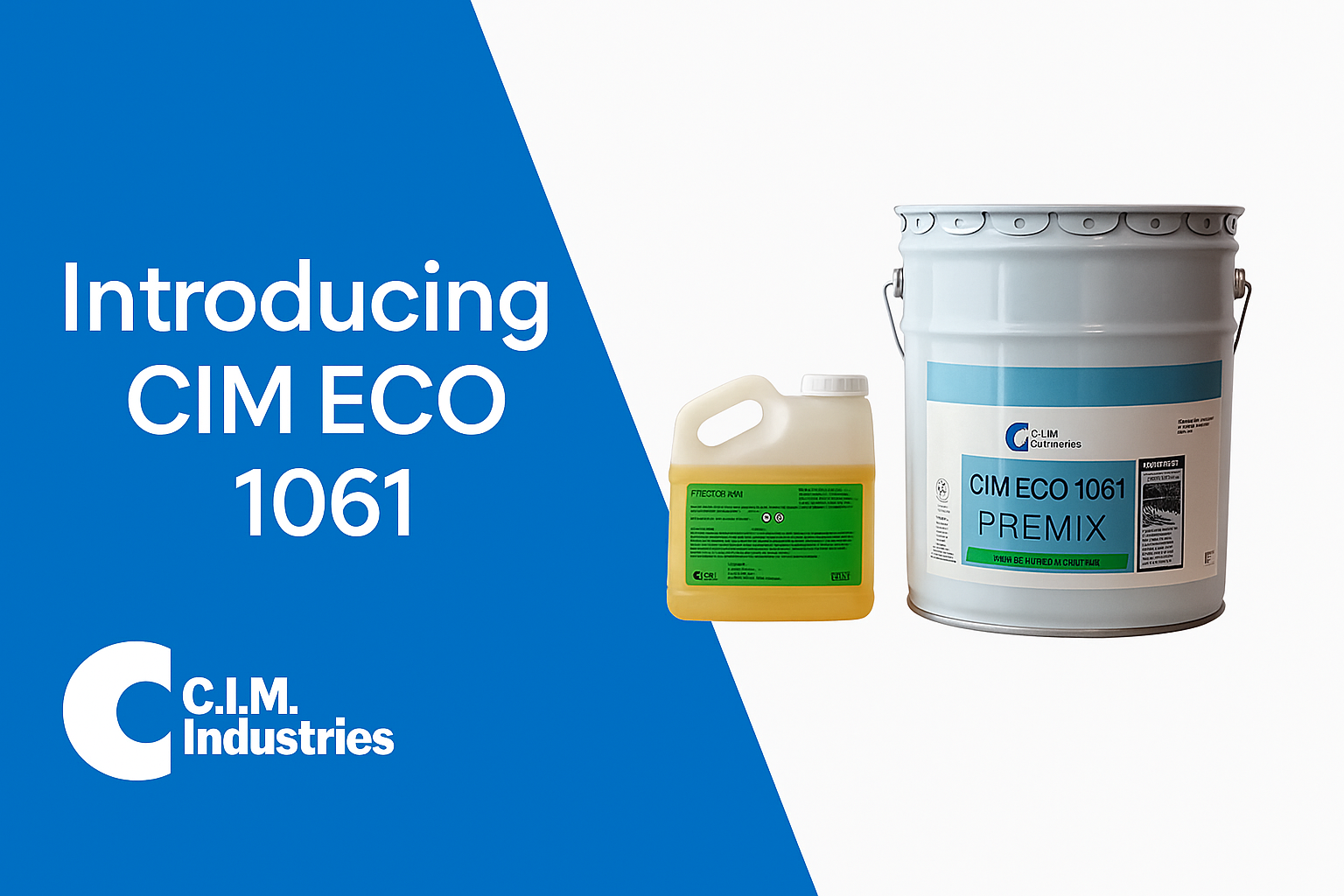 Introducing CIM ECO 1061: Fast Cure, Zero VOC, Potable Water Approved.