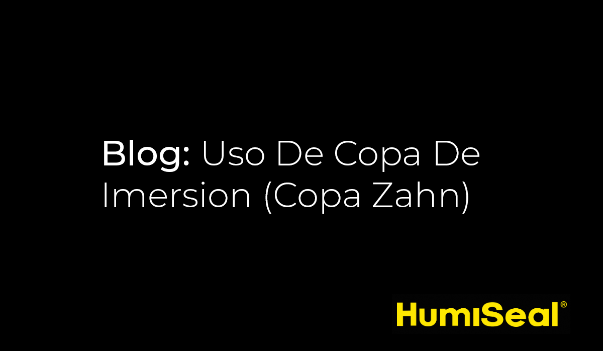 Uso De Copa De Imersion (Copa Zahn)
